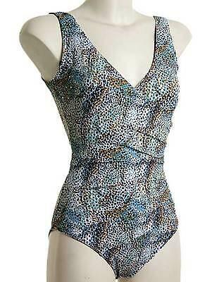 Beachcomber Premiere Leopard Print Crossover Swimsuit