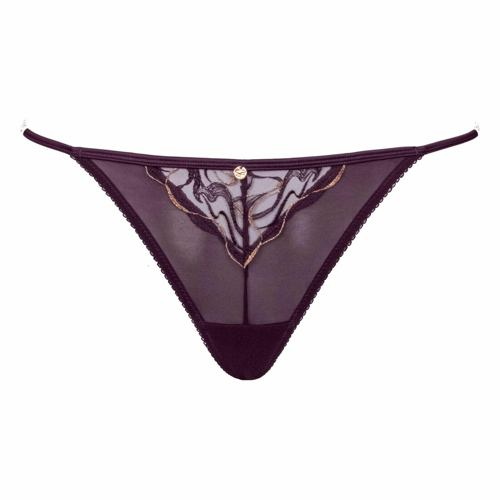 Scantilly By Curvy Kate Fascinate Thong Plum