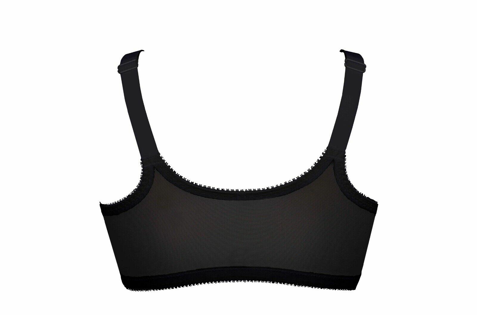 Berlei B511 Full Cup Classic Front Fastening Non-Wired Bra Black