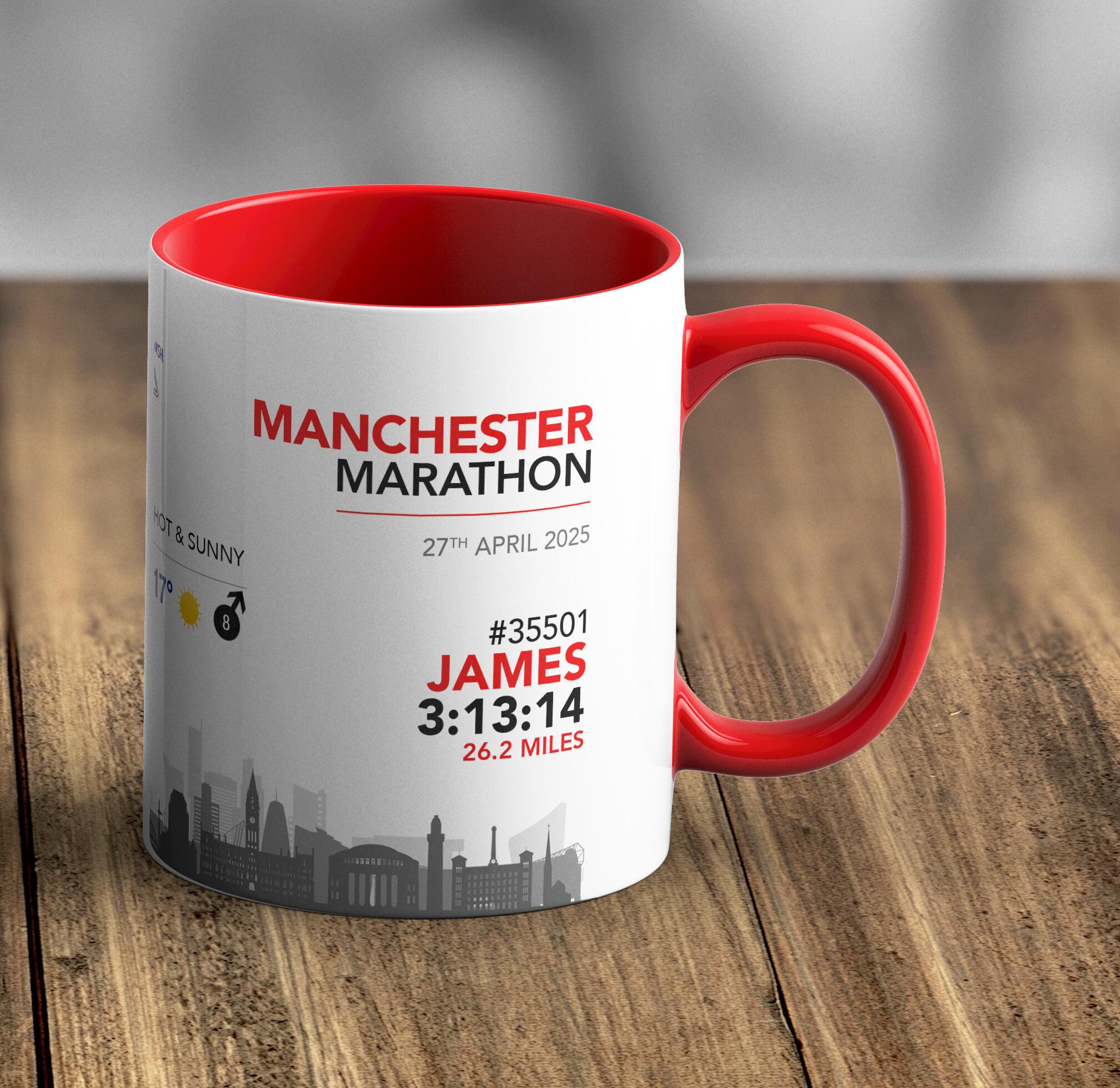Manchester Marathon Personalised Mug