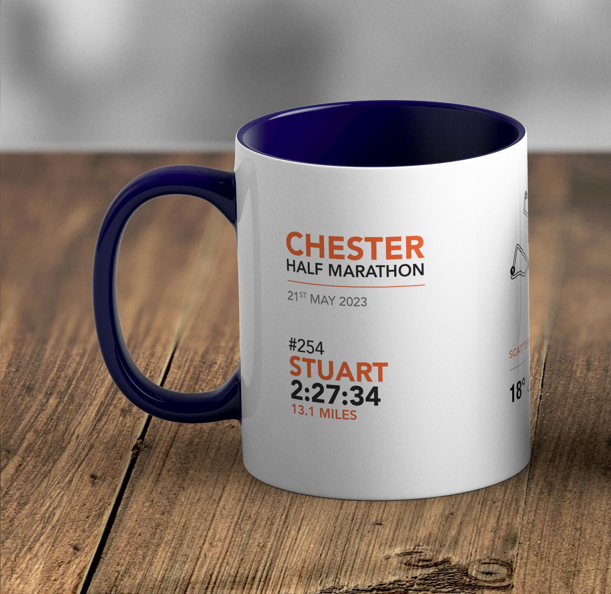 Chester Half Marathon Personalised Mug