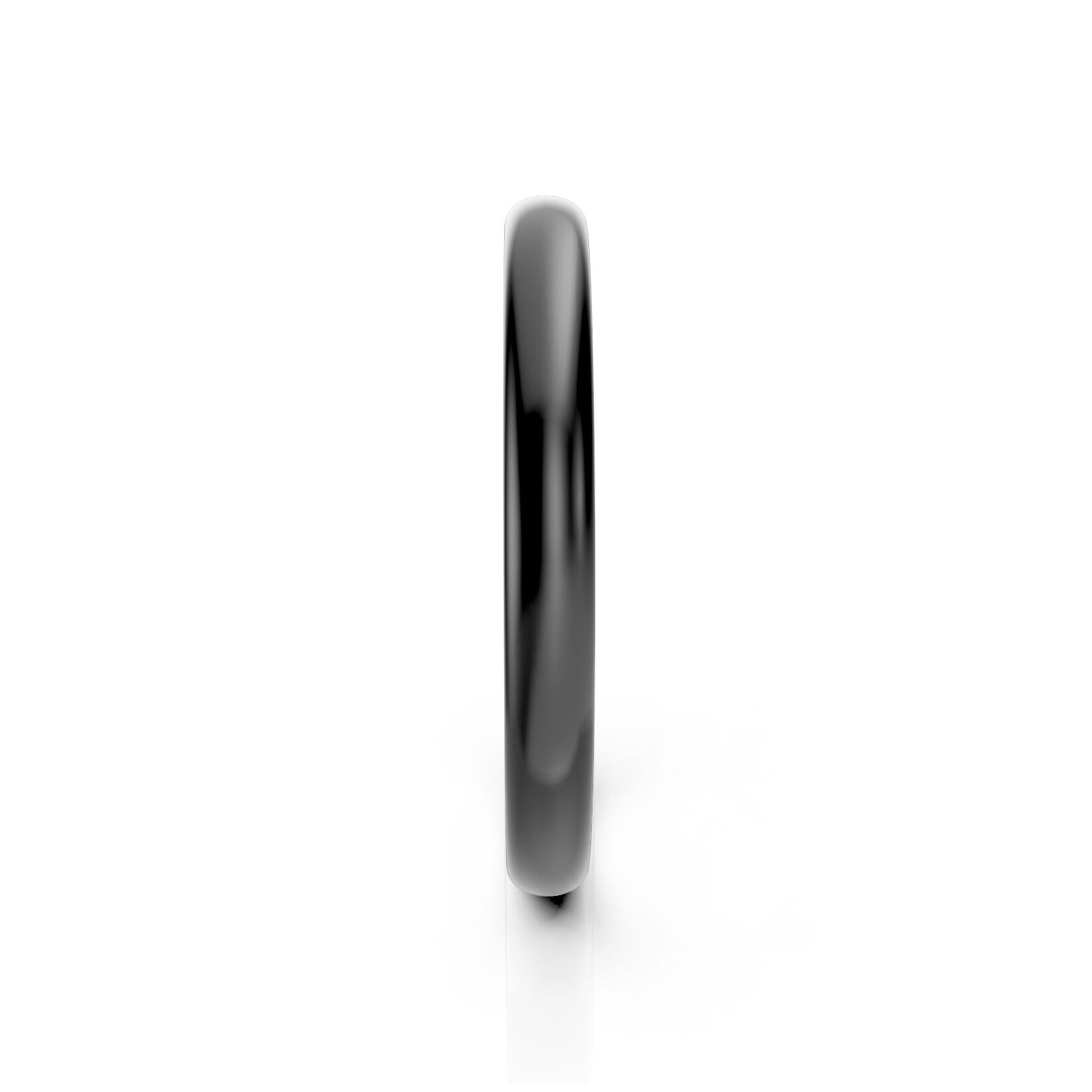 Ladies 2.5mm Medium Weight Traditional Court Wedding Band ...