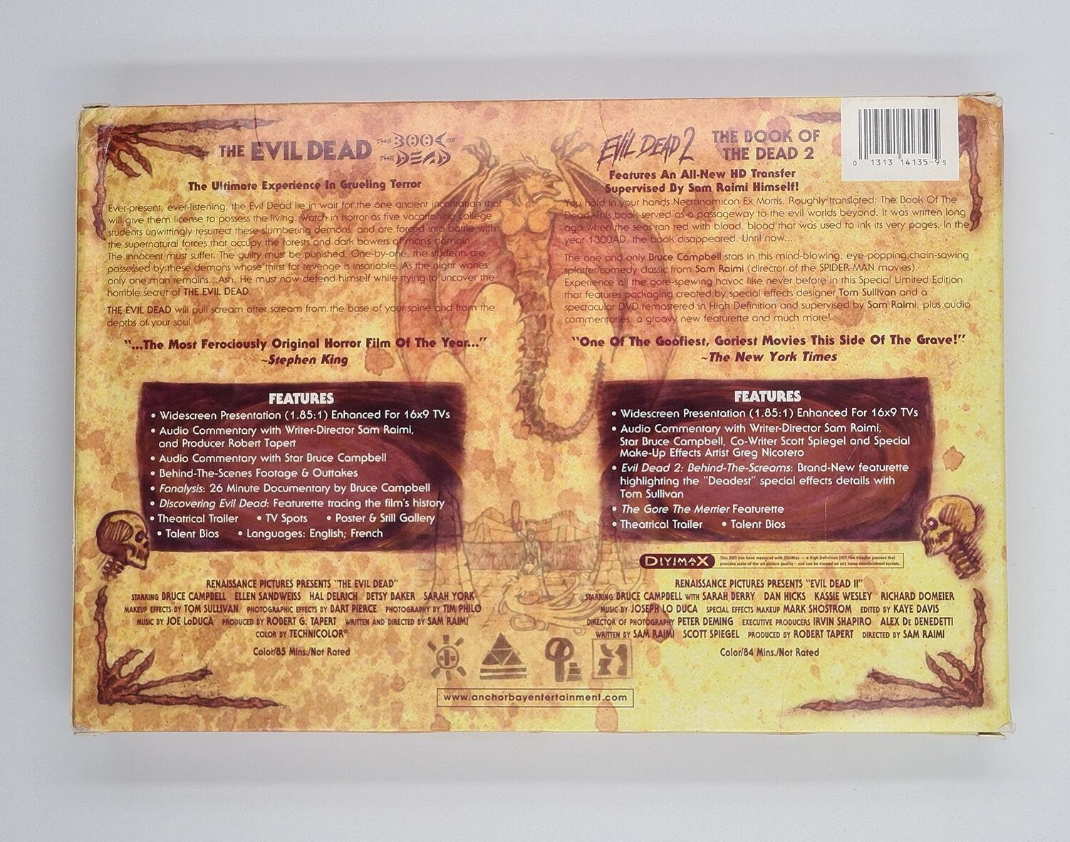 The Evil Dead/The Evil Dead 2: Book of the Dead edition - Limited ...