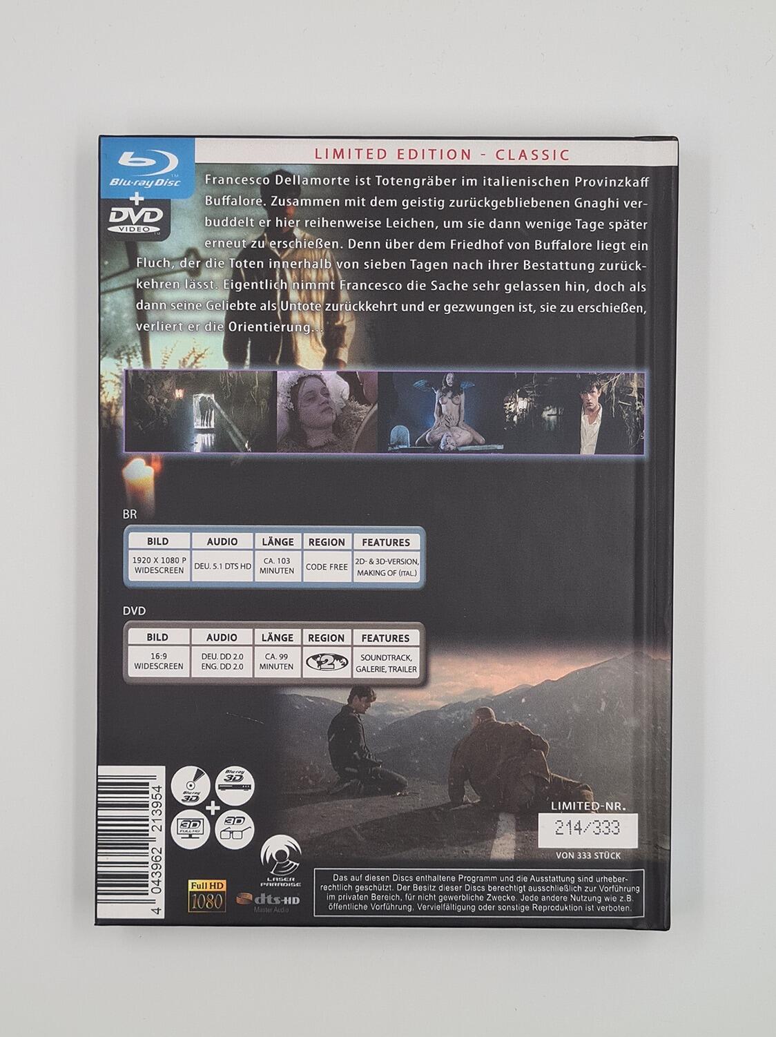 Cemetery Man (AKA Dellamorte Dellamore) - Limited Edition - Mediabook ...