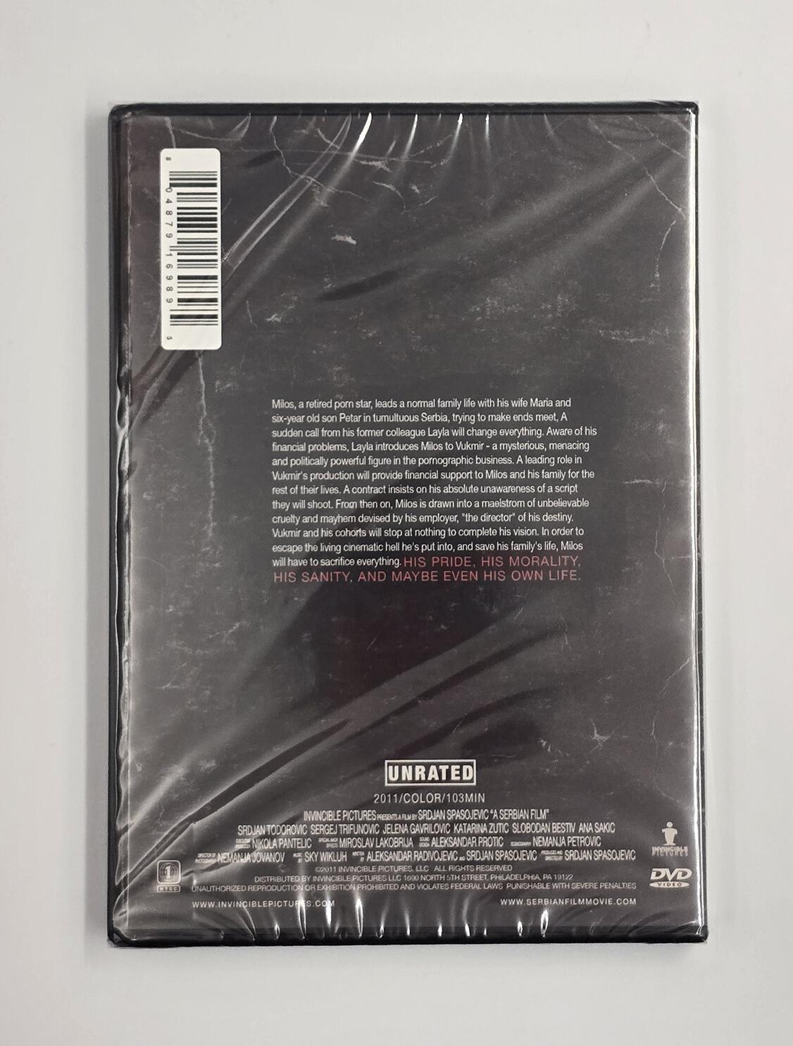 A Serbian Film (USA Unrated Version (Censored)) DVD - Region A - [New]