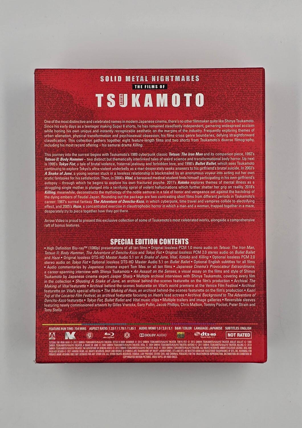 Solid Metal Nightmares: The Films of Shinya Tsukamoto - Standard Version - Box Set - Blu-Ray ...