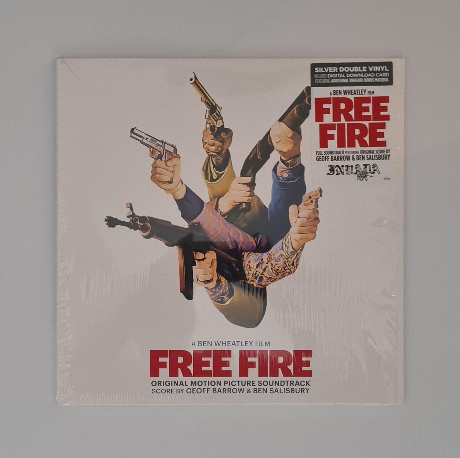 Free Fire (Original Motion Picture Soundtrack) - 2x Silver Vinyl - [Pre ...
