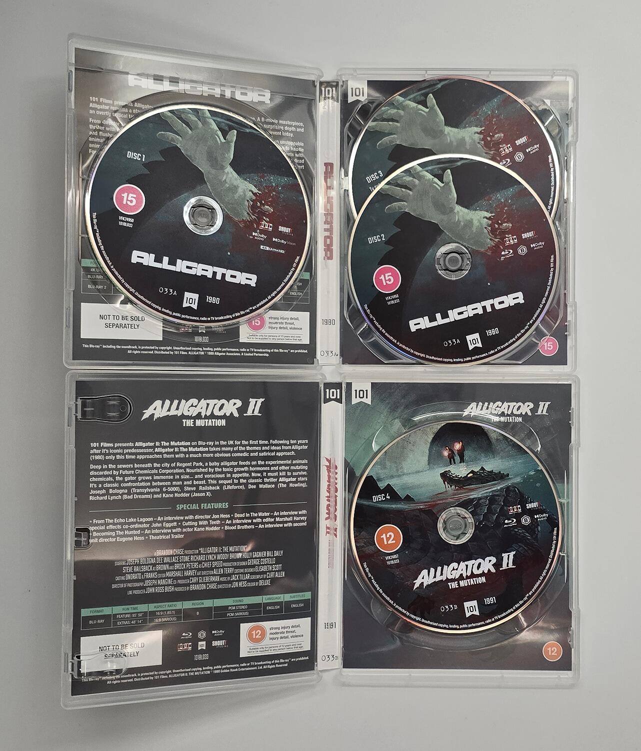 Alligator/Alligator II: The Mutation - Limited Edition - Box Set - 4K ...