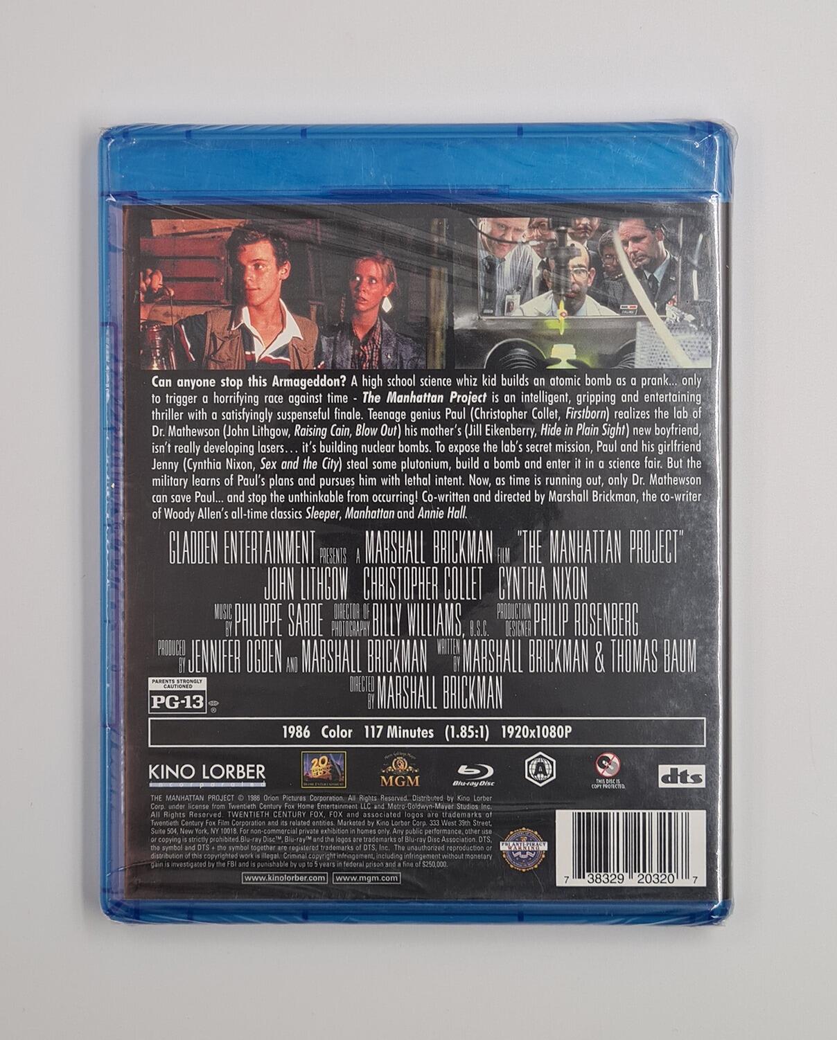 The Manhattan Project - Blu-Ray - Region A - [New]