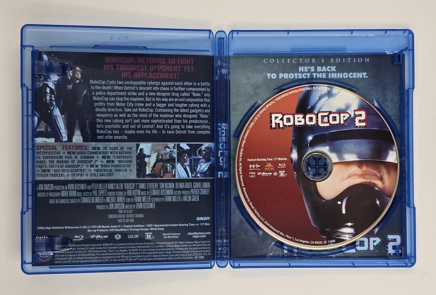 Robocop 2 - Blu-Ray - Region A - [Pre-owned]