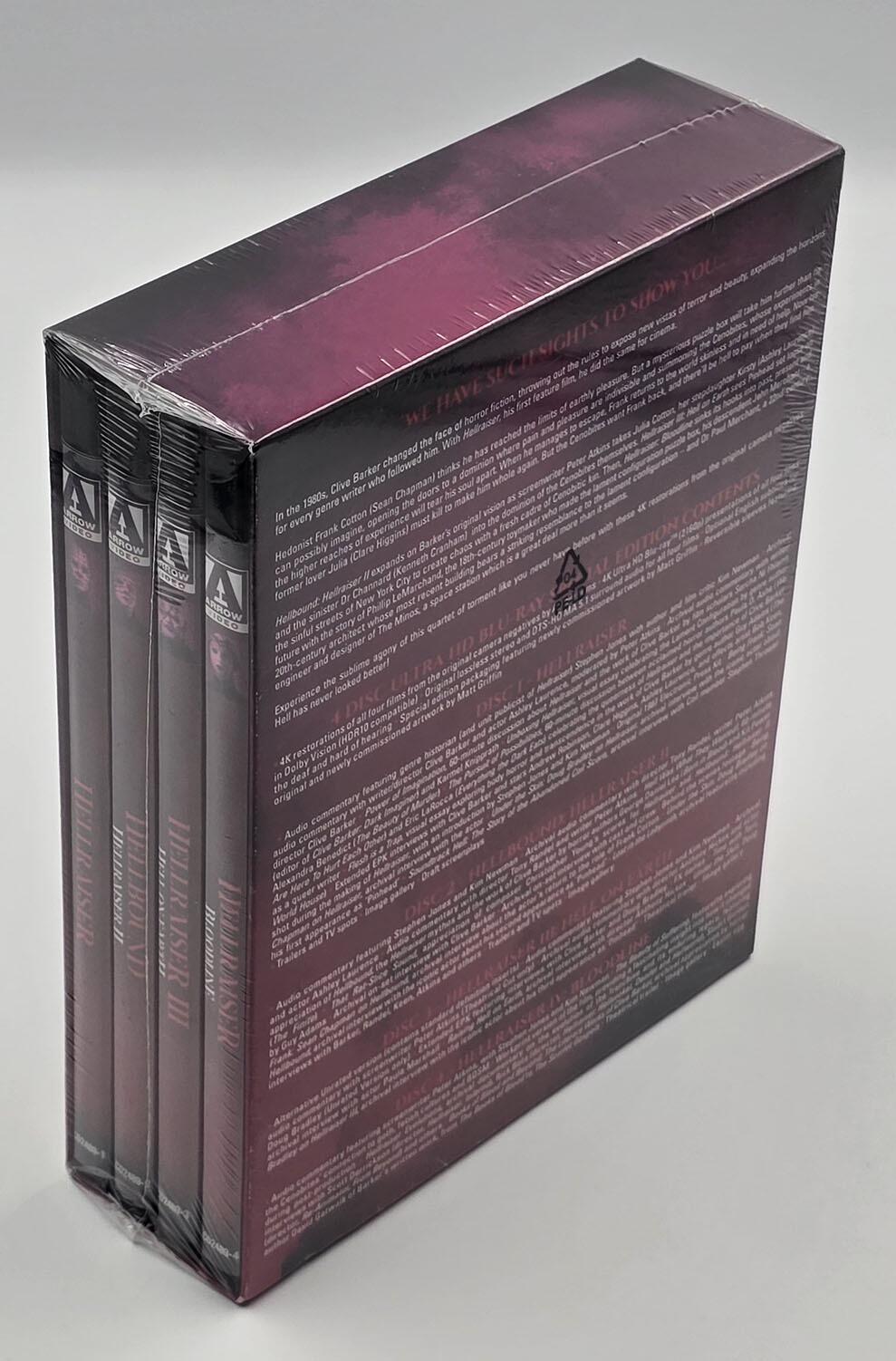Hellraiser Tetralogy - Box Set - 4K UHD - Region Free - [New]