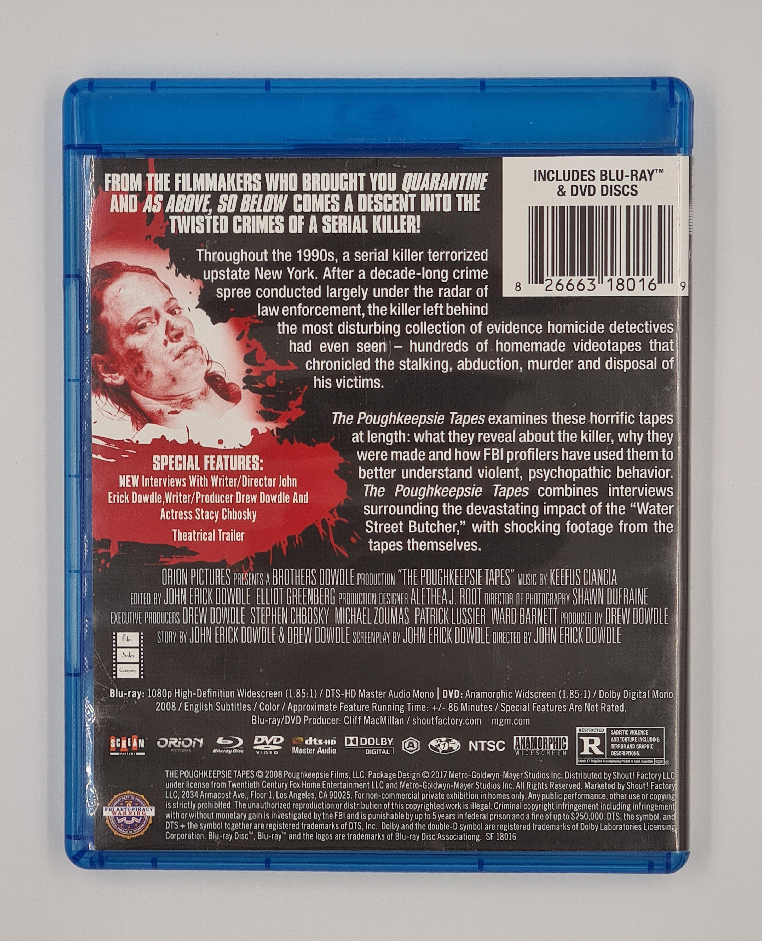 The Poughkeepsie Tapes - Blu-Ray + DVD - Region A/1 - [Pre-owned]
