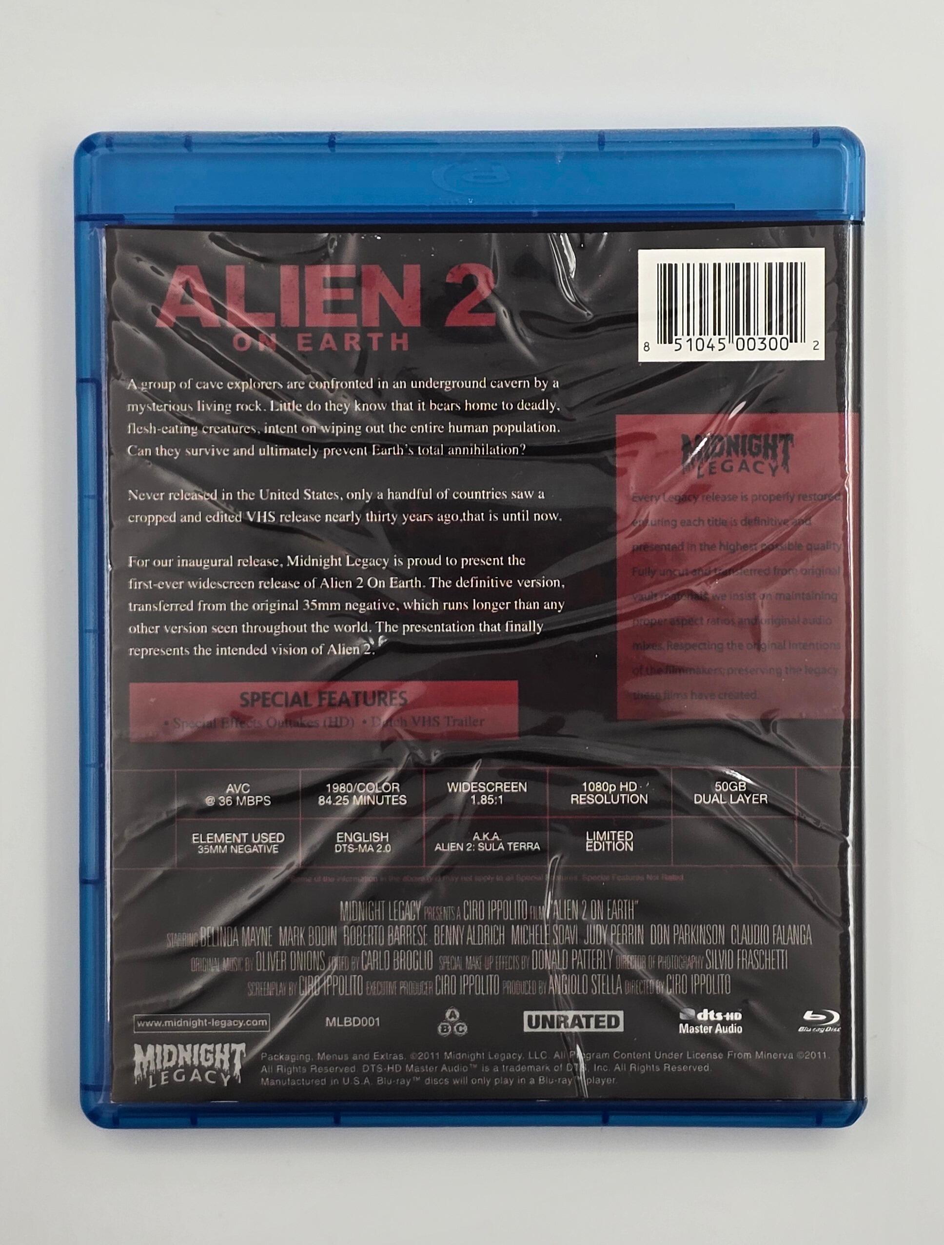 Alien 2: On Earth - Limited Edition - Slipcover - Blu-Ray - Region Free ...