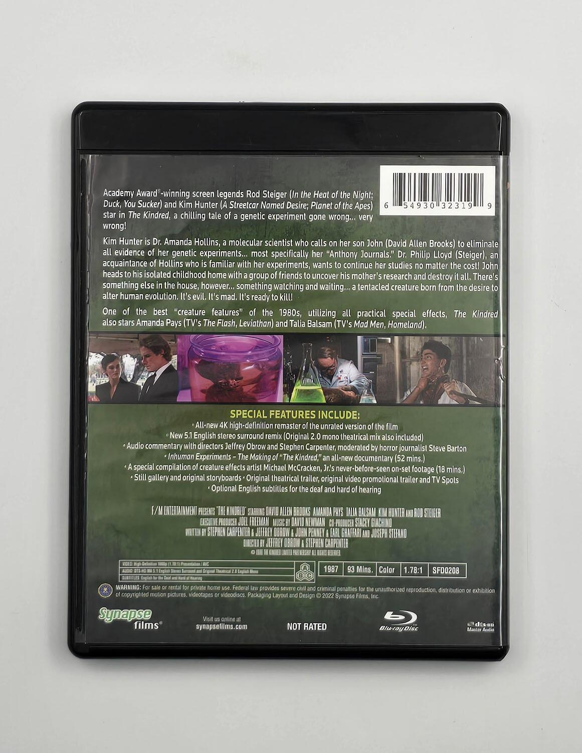 The Kindred (AKA Anthony) - Blu-Ray - Region Free - [Pre-owned]