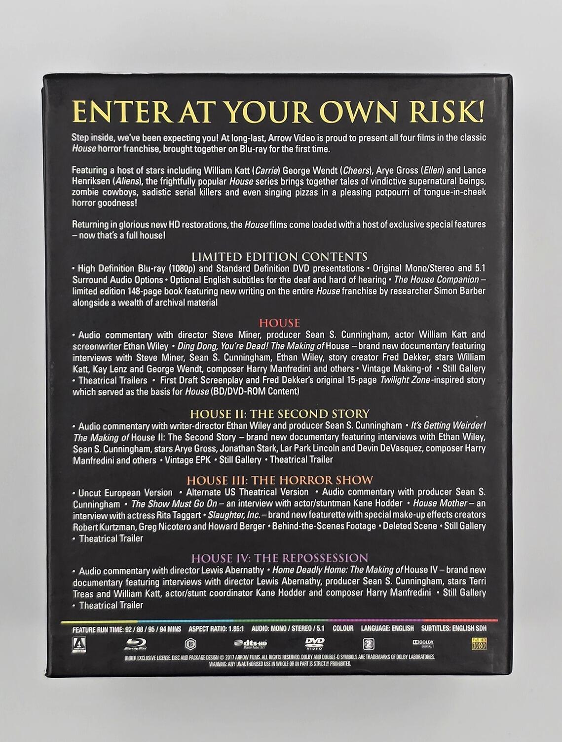 House: The Collection - Limited Edition - Blu-Ray (Region B) + DVD ...