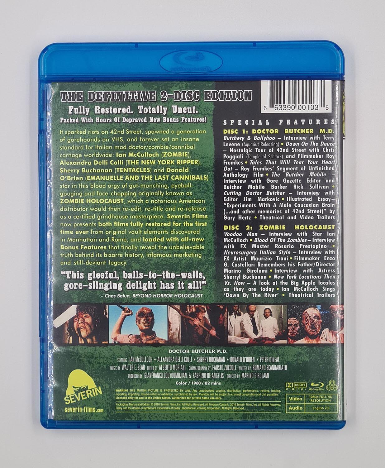 Doctor Butcher M.D. - Blu-Ray - Region Free - [Pre-owned]