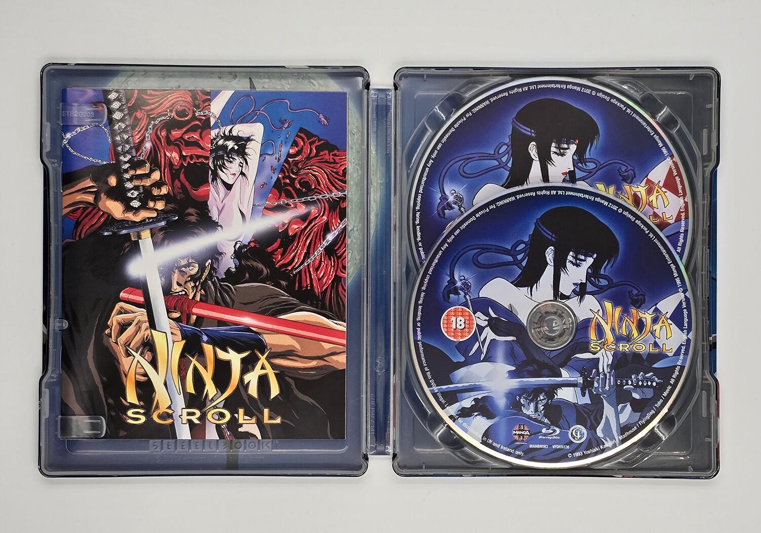 Ninja Scroll - Steelbook - Blu-Ray (Region B) + DVD (Region 2) - [Pre ...