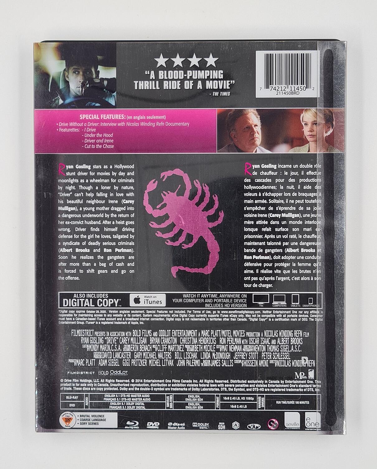 Drive - Mondo X Steelbook (Future Shop Exclusive) - Blu-Ray - Region A ...