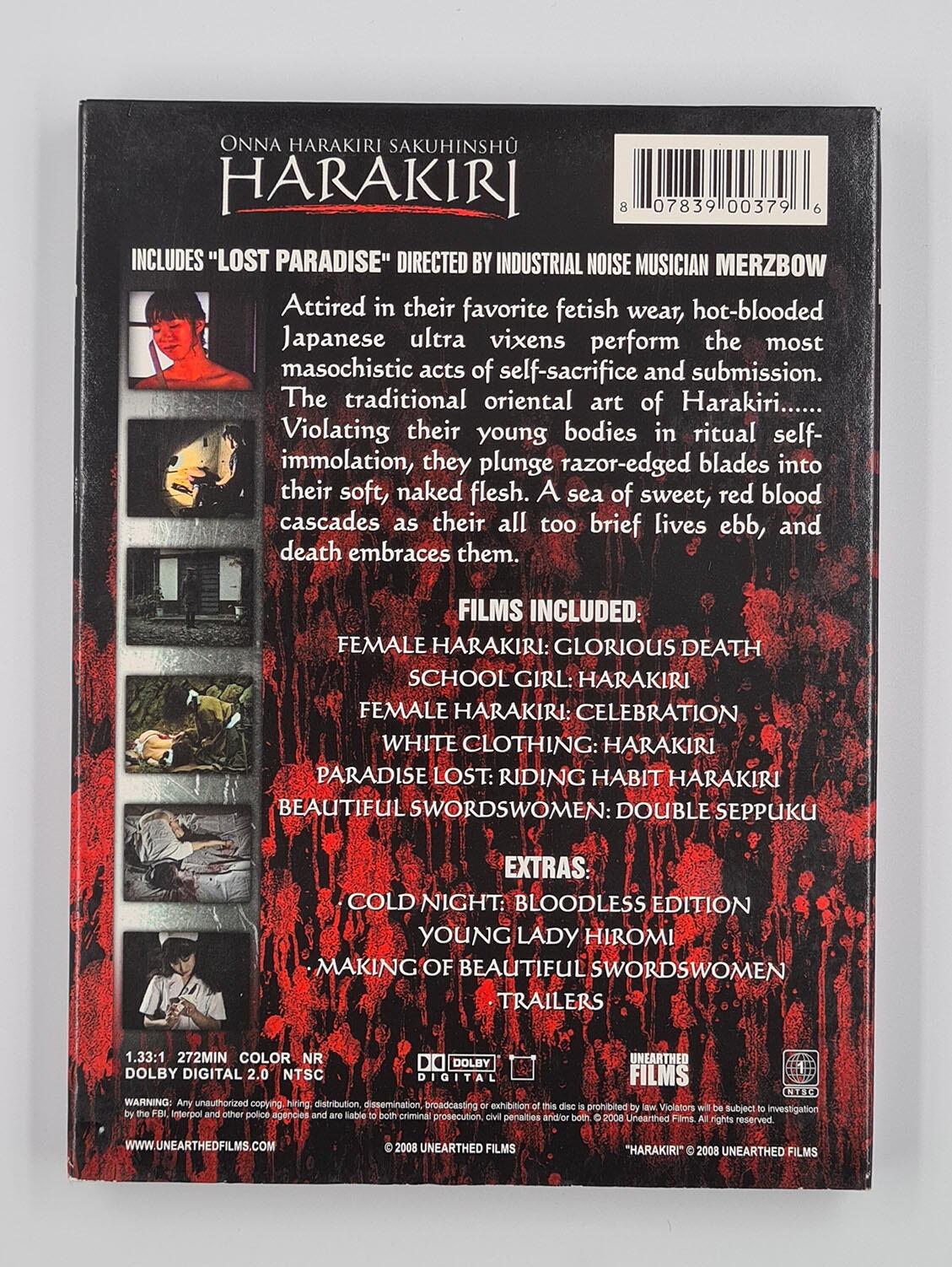 Harakiri: Blood and Boobs Box Set - Digipack - DVD - Region 1 - [Pre-owned]