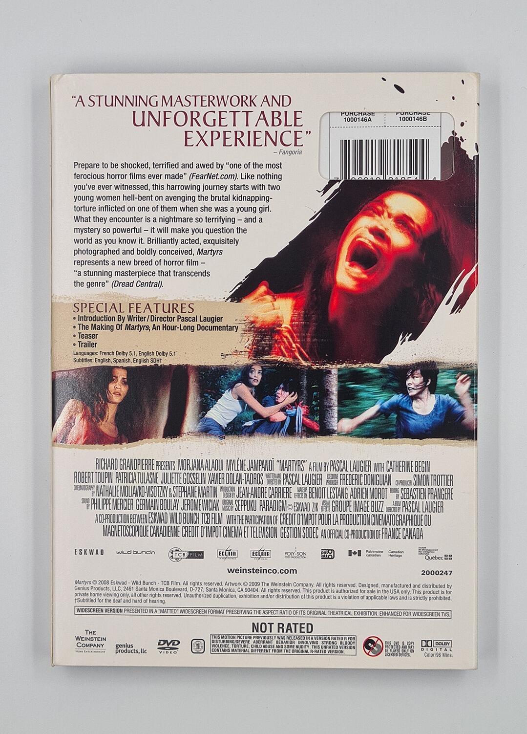 Martyrs Dvd CoverCity DVD Covers & Labels Martyrs Double Feature