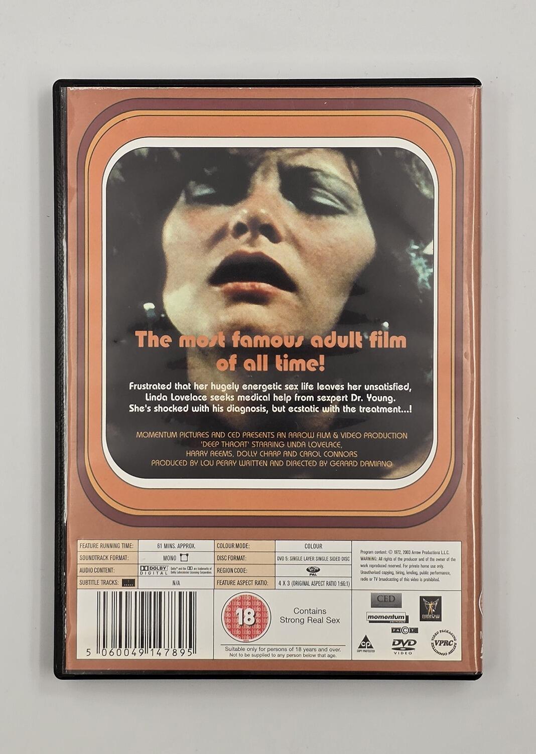 Deep Throat (Censored Version) - DVD - Region 2 - [Pre-owned]