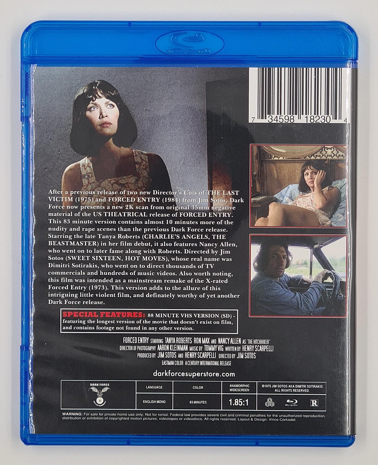 Forced Entry AKA The Last Victim (1976) - Slipcover - Blu-Ray - Region Free - [Pre-Owned]