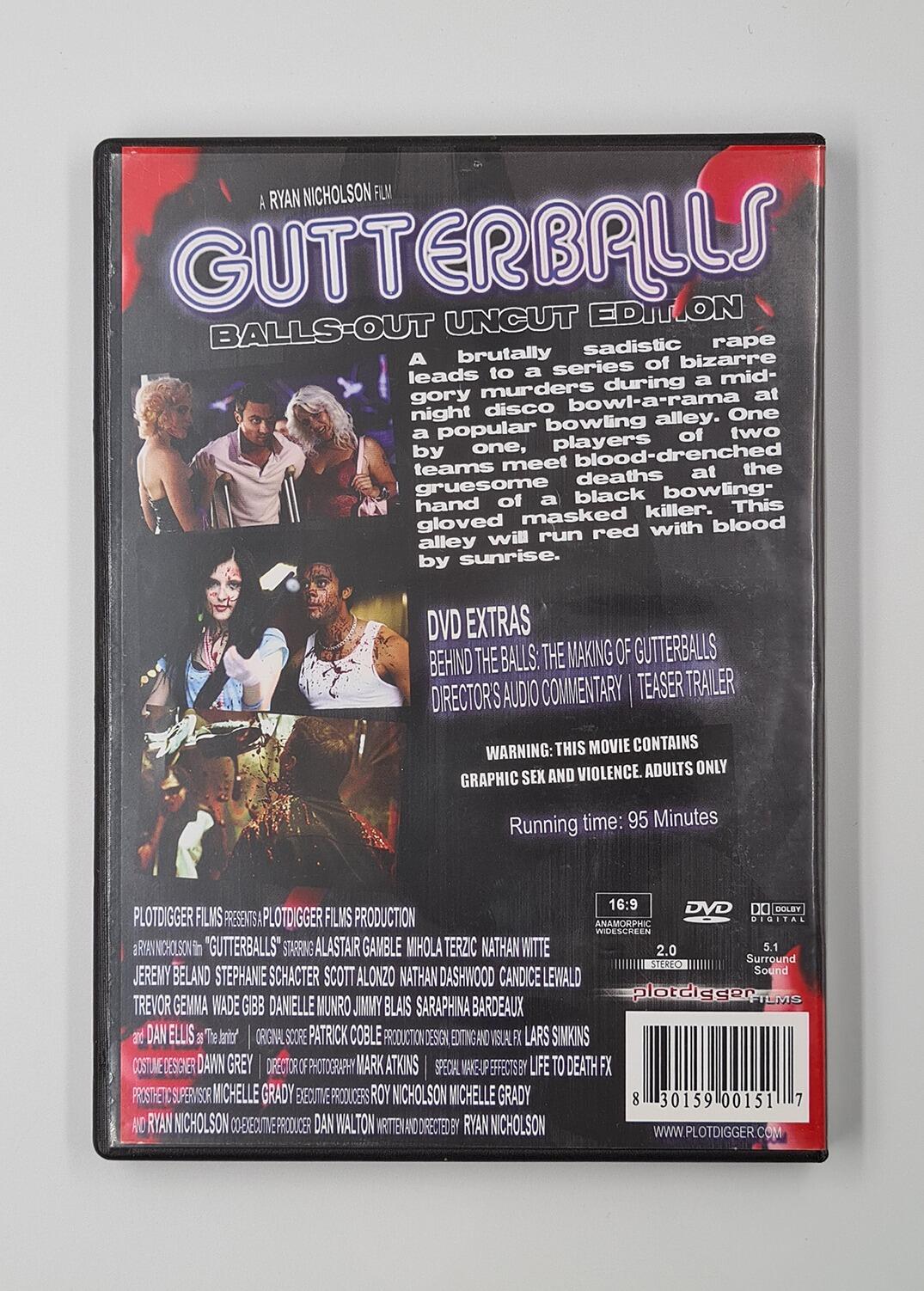 Gutterballs: Balls Out Uncut Edition - DVD - Region Free - [Pre-owned]