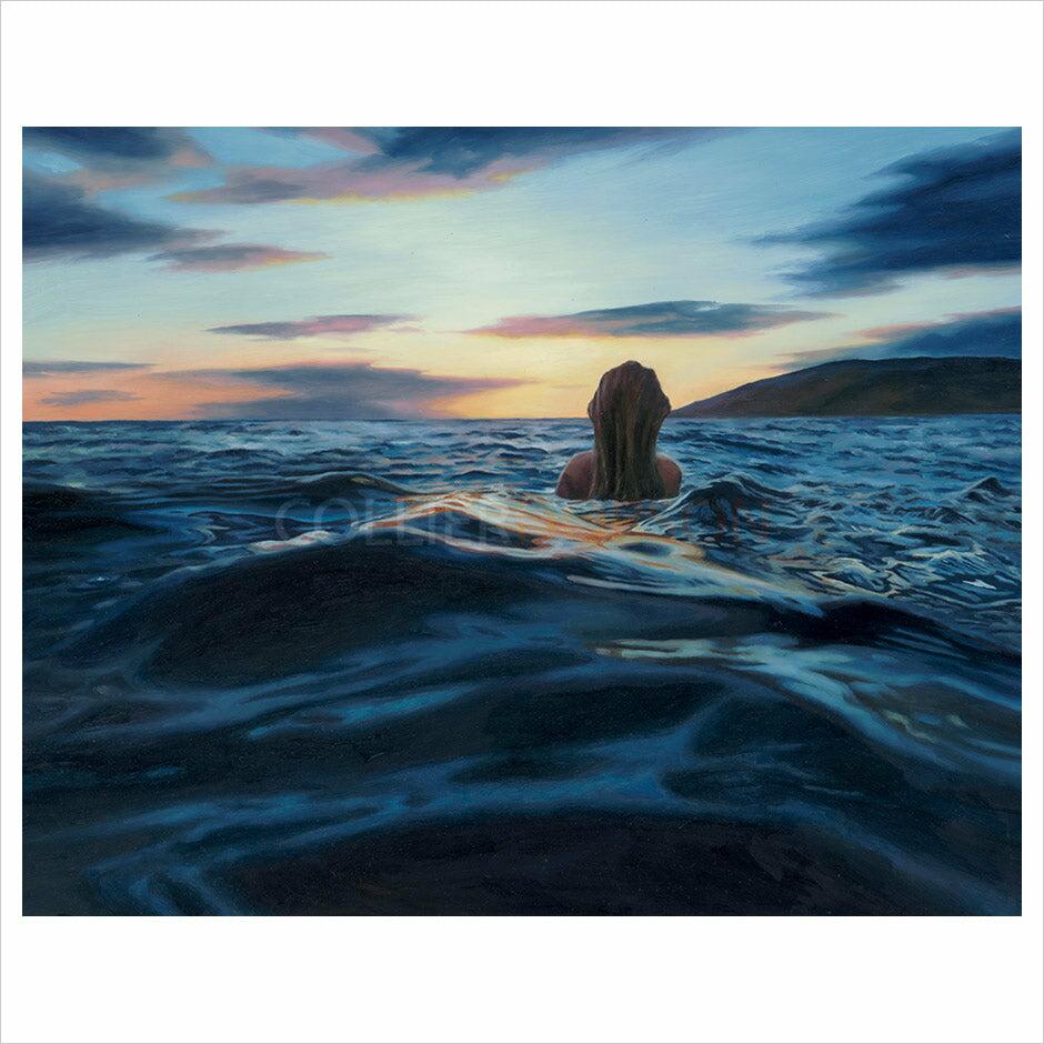 Corinne Young | Limited Edition | Twilight Swim | Published by C&D Fine Art