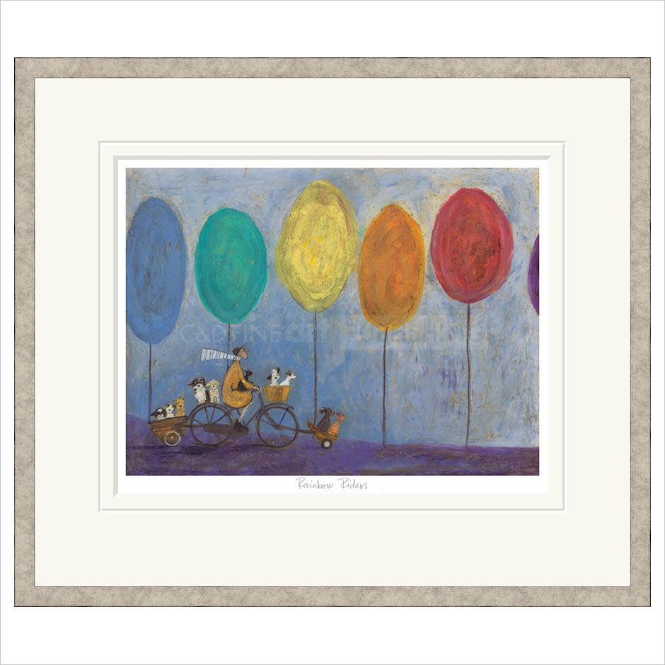 Rainbow Riders | Framed | Limited Edition Print | by Sam Toft