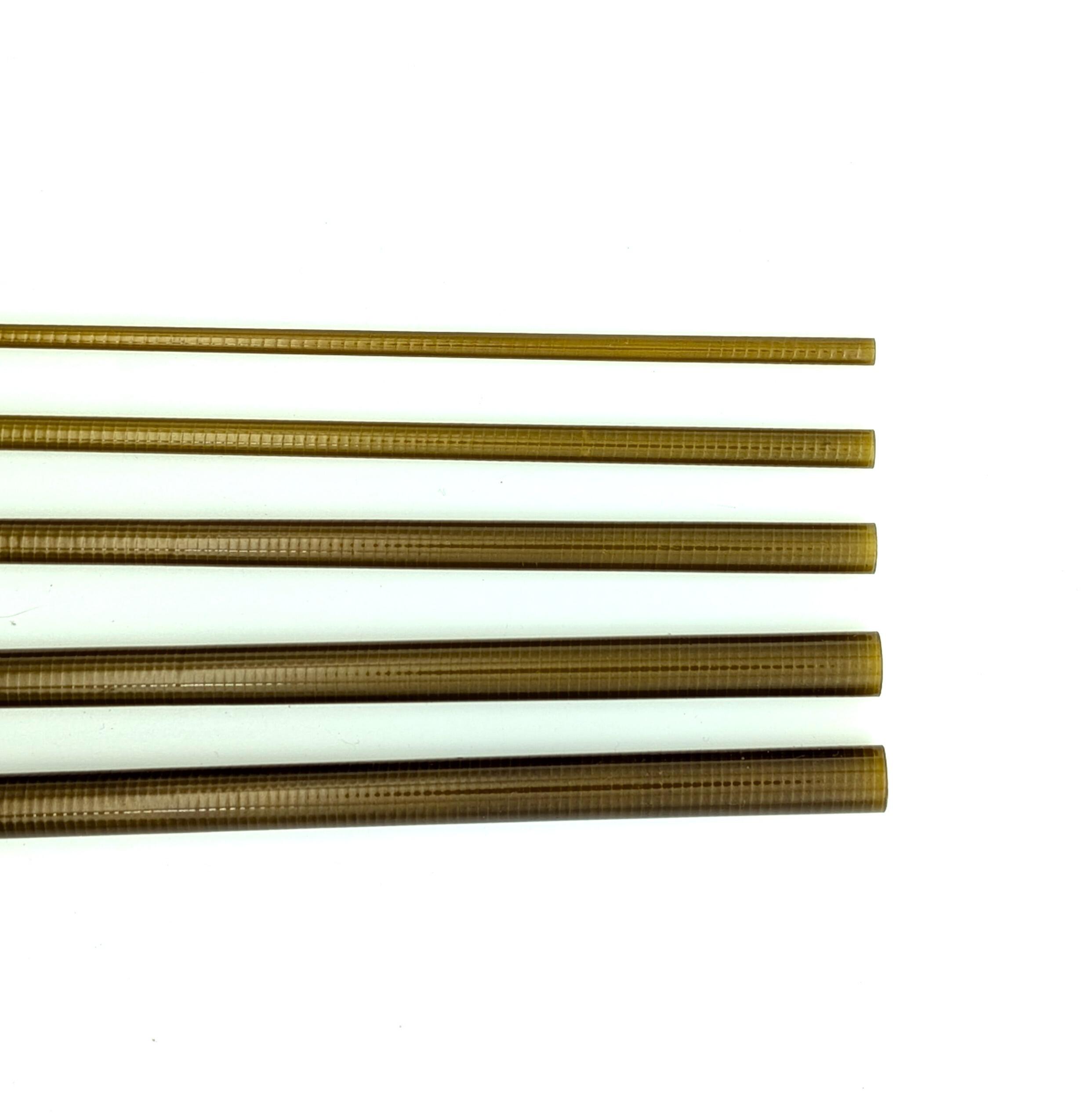 Premium S-glass 7' #3 five piece rod blank