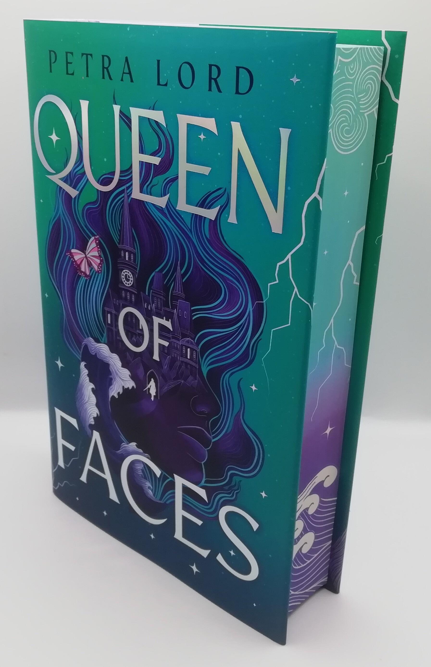 Petra Lord QUEEN OF FACES Locked Library Edition Hardback Sprayed Edges