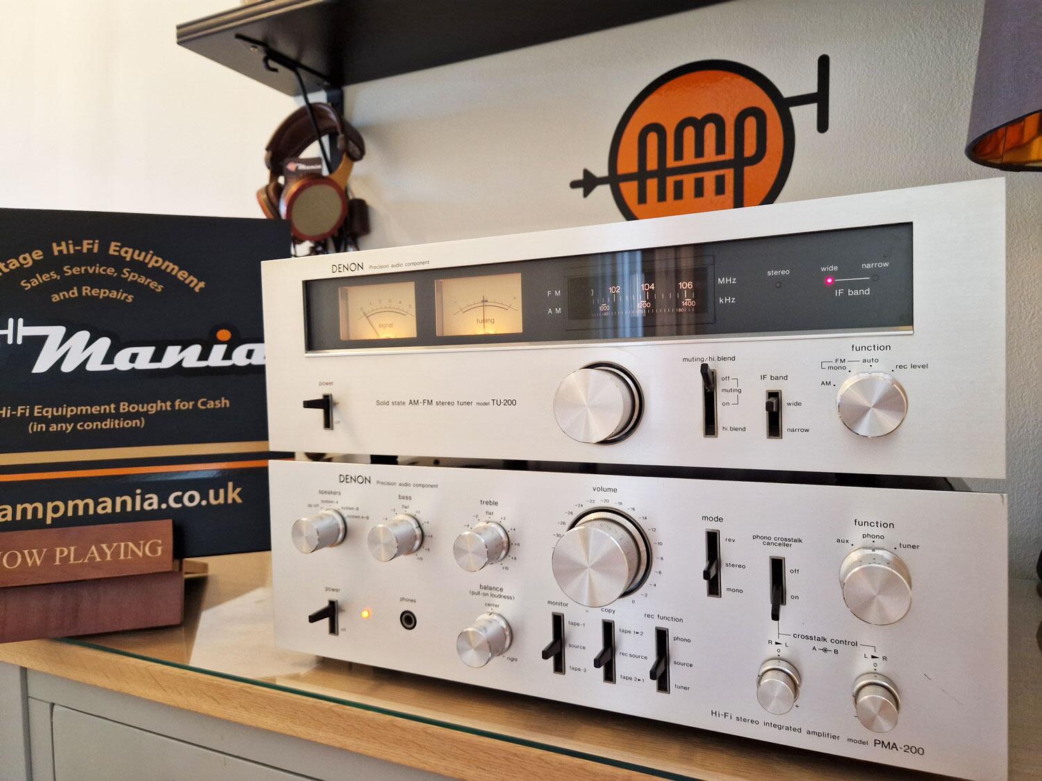 Denon PMA-200 Integrated Amplifier & TU-200 Radio Tuner
