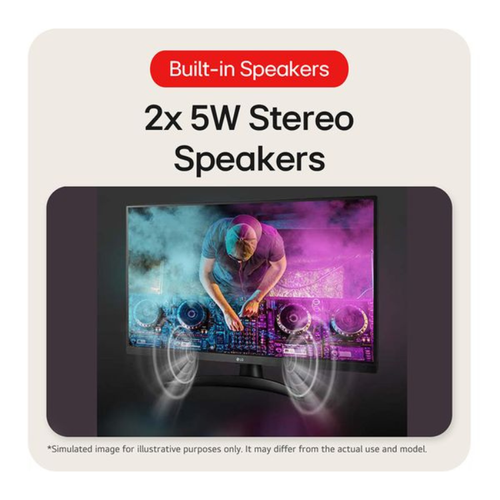 LG 27TQ615S-PZ 27" Smart Full HD LED TV Monitor - Black