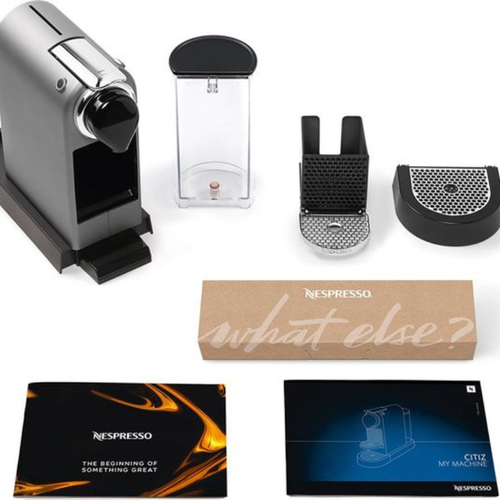 Nespresso Krups CitiZ XN741B40 Capsule Coffee Machine – Silver