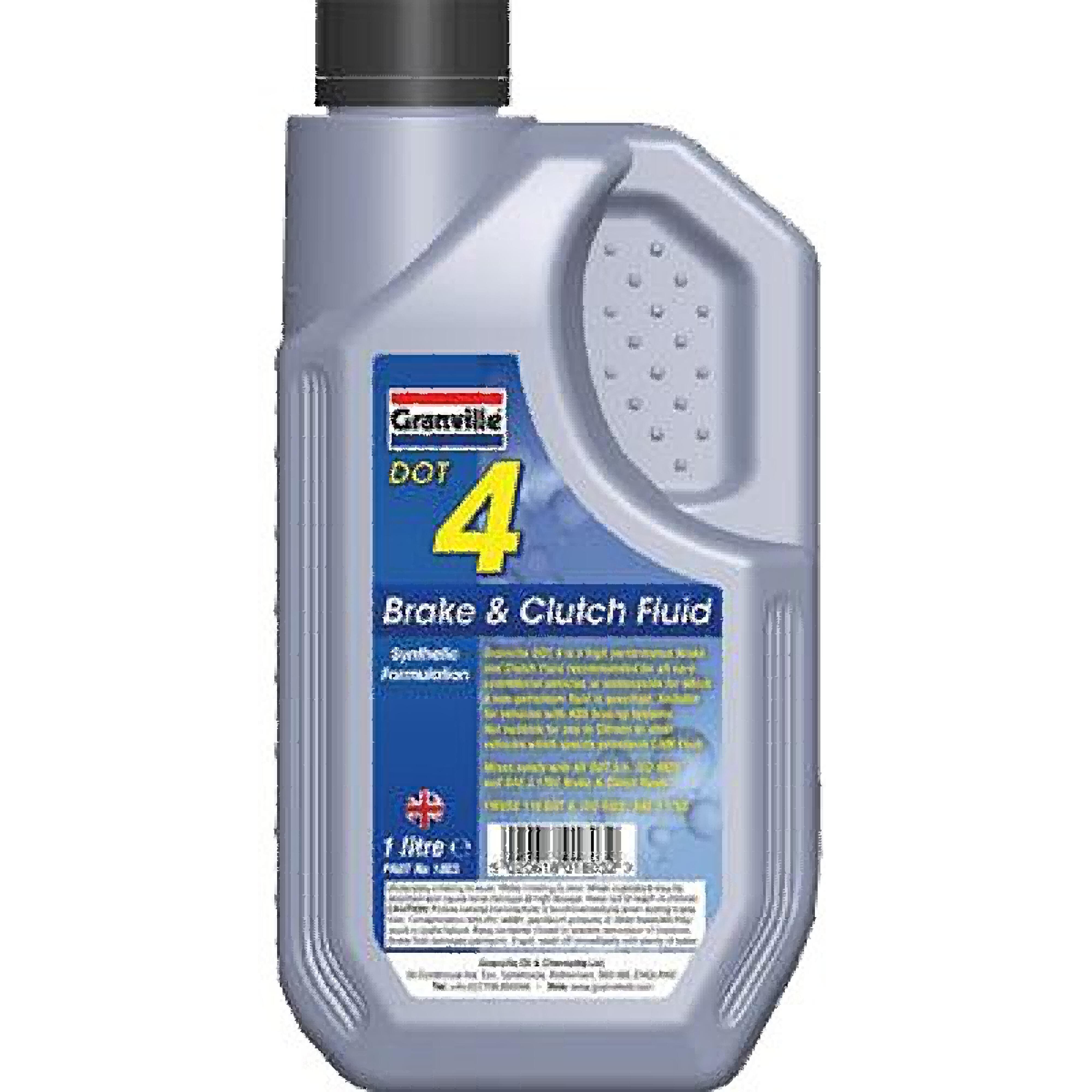 DOT4 Brake & Clutch Fluid 1L - Synthetic, ABS Ready