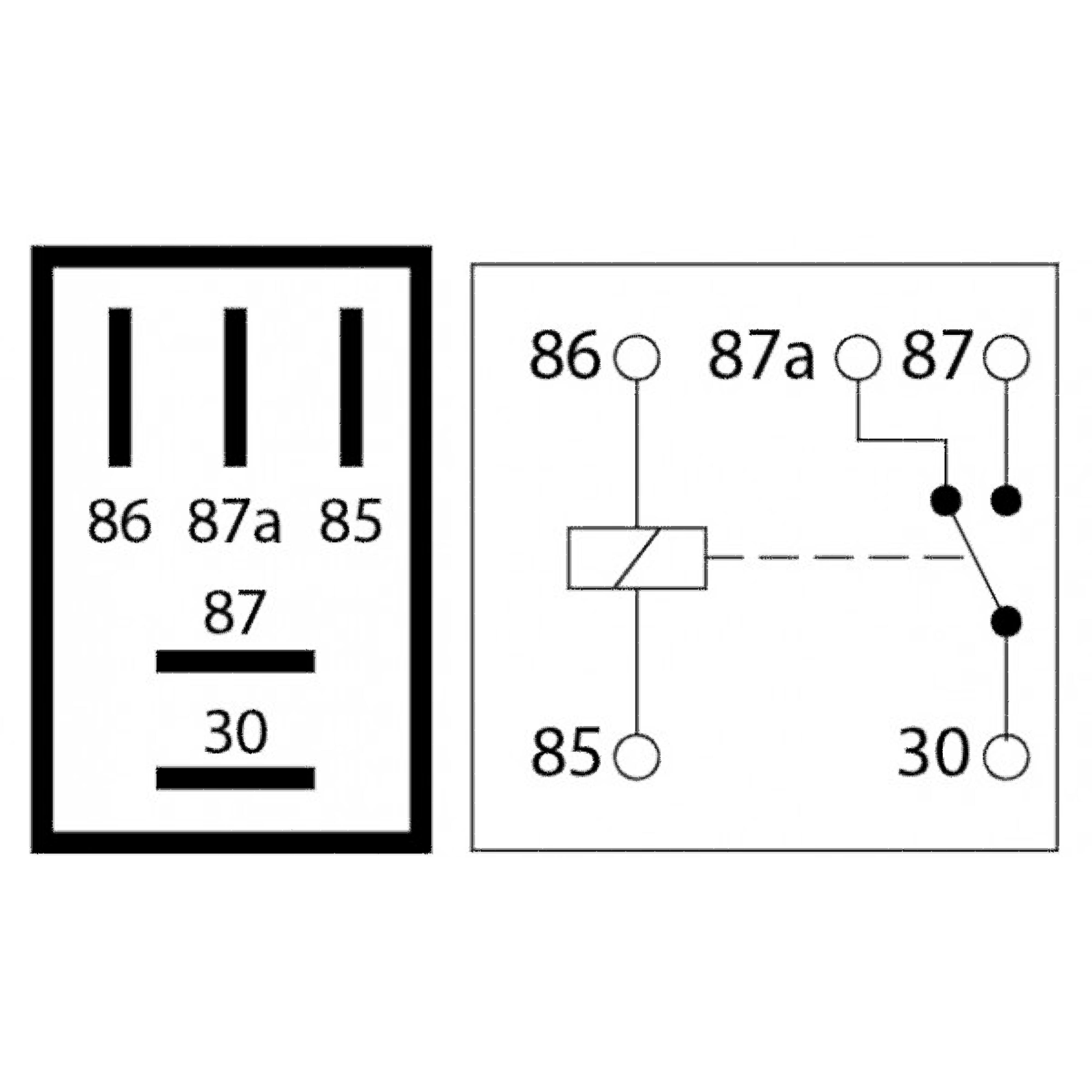 24V 20A Micro Relay 5-Pin Changeover – Automotive Relay