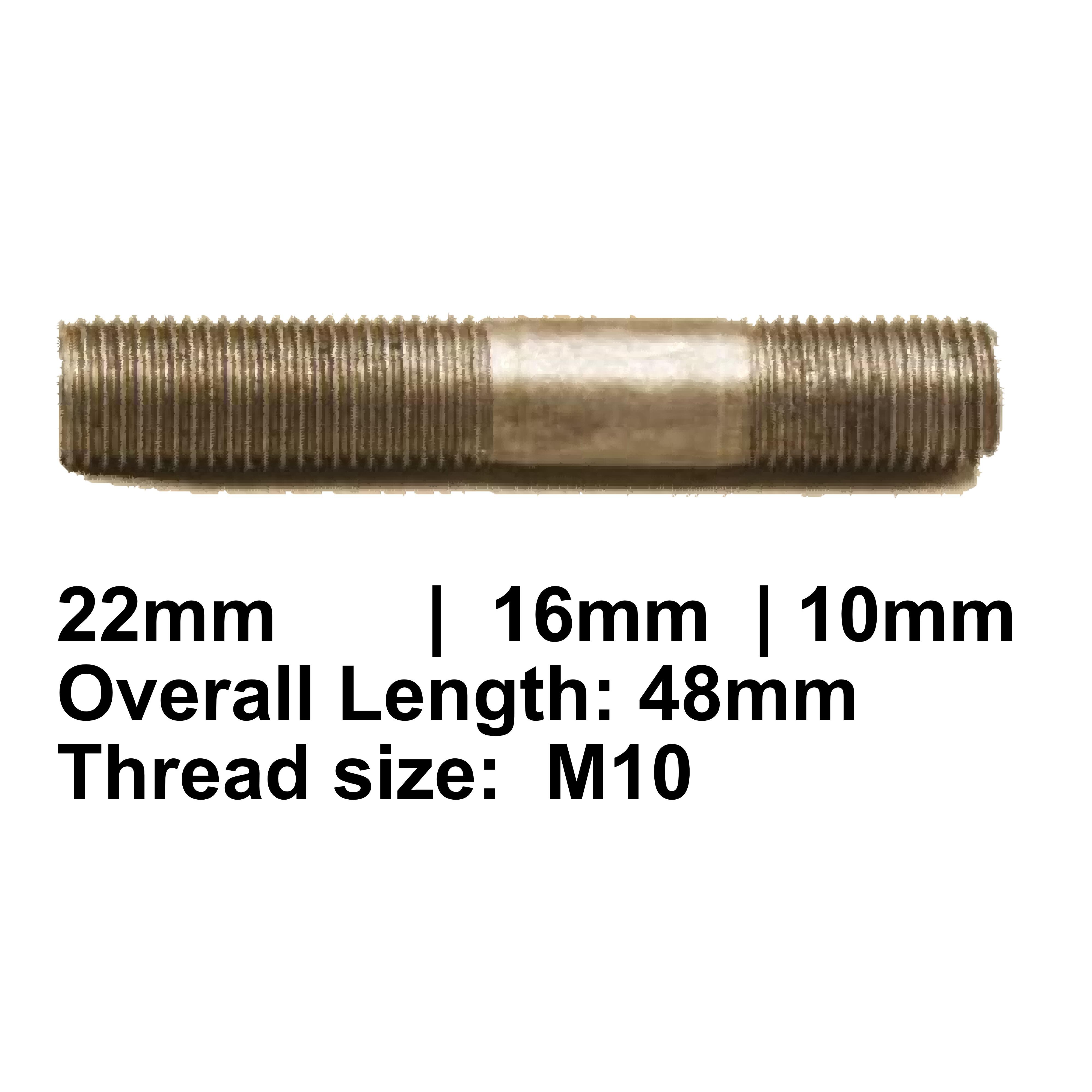 M10 x 48mm Exhaust Manifold Studs – Direct Fit for Ford – 20 Pack