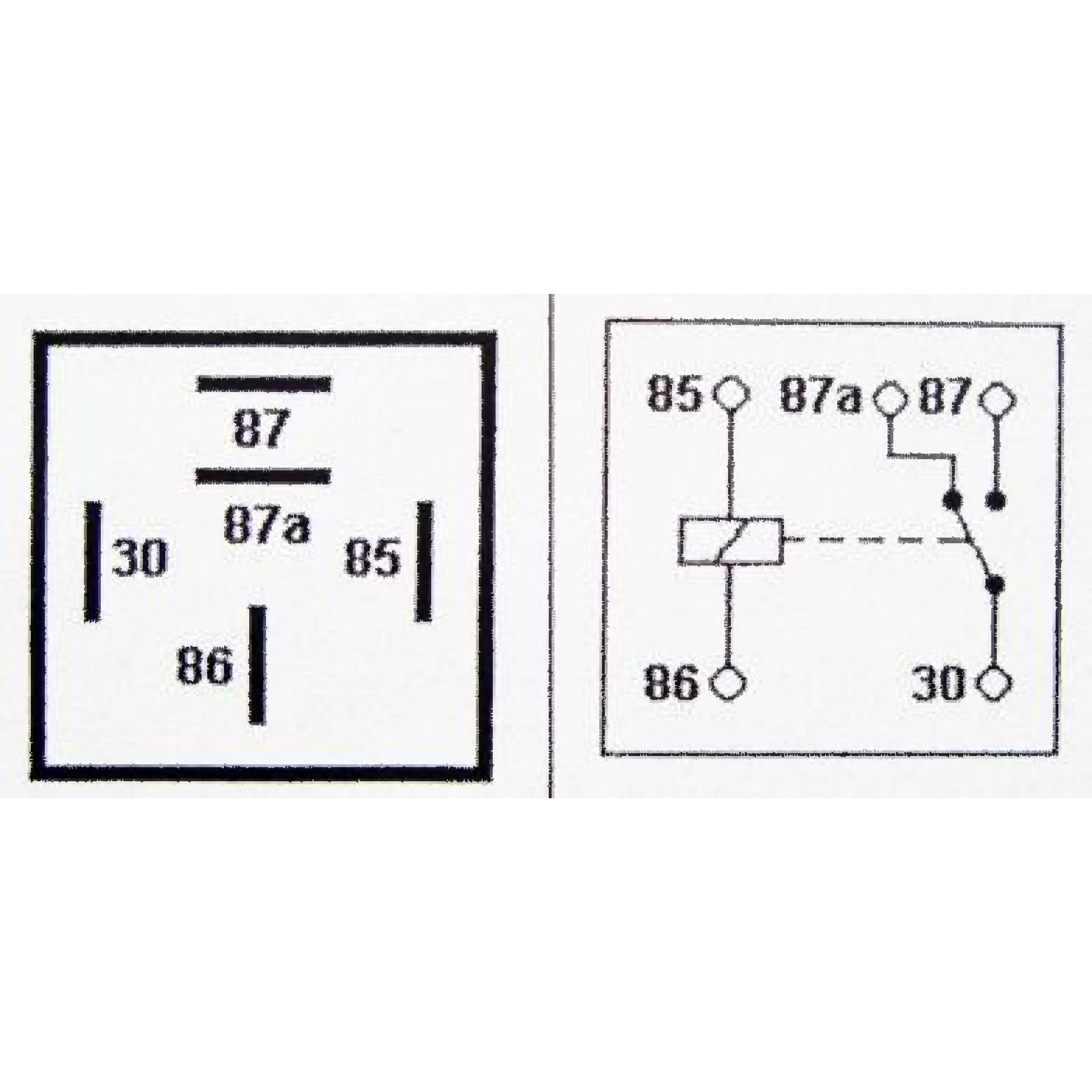 5-Pin 12V 30/40A Changeover Relay with Detachable Bracket