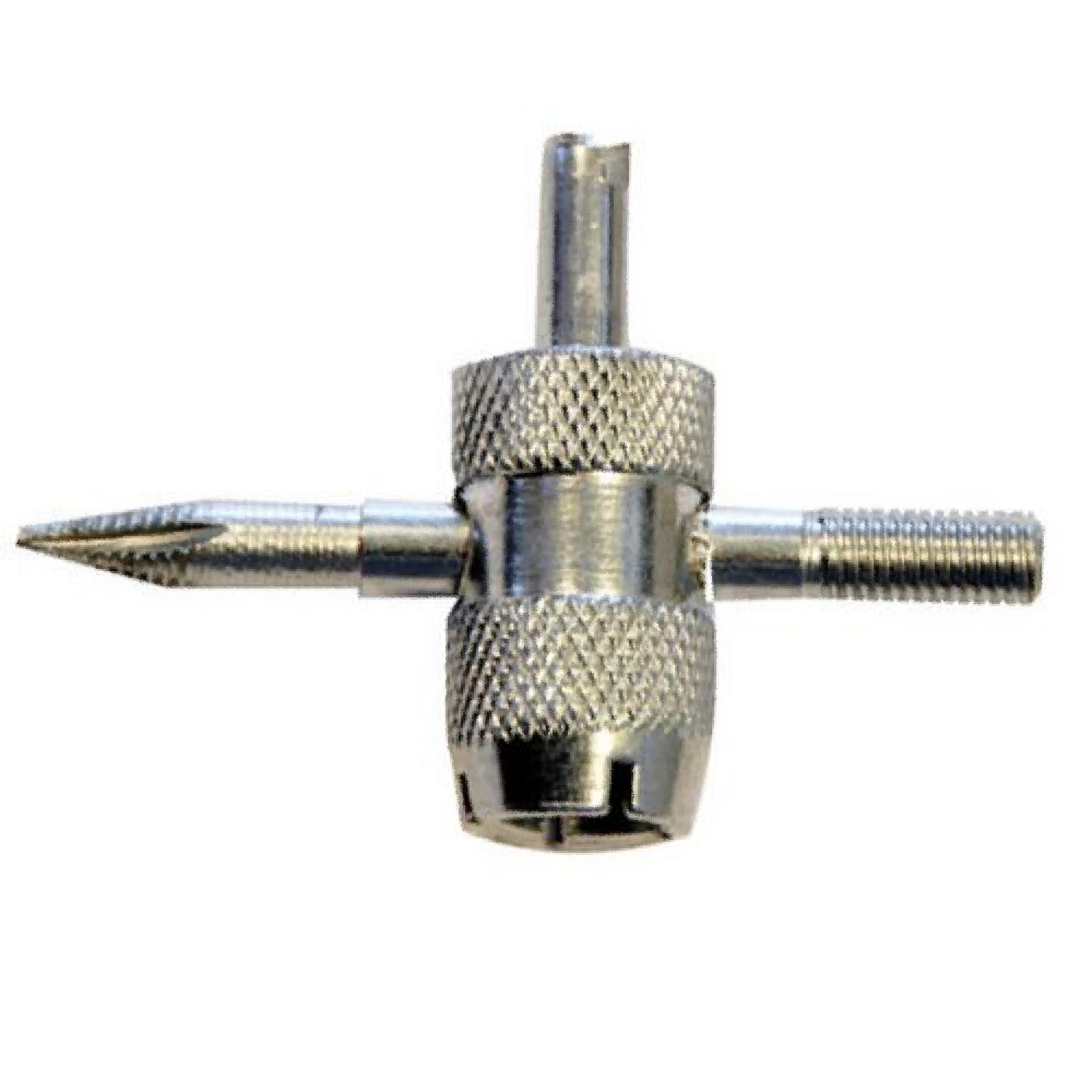 4-Way Tyre Valve Tool – Multi-Function Valve Core Repair