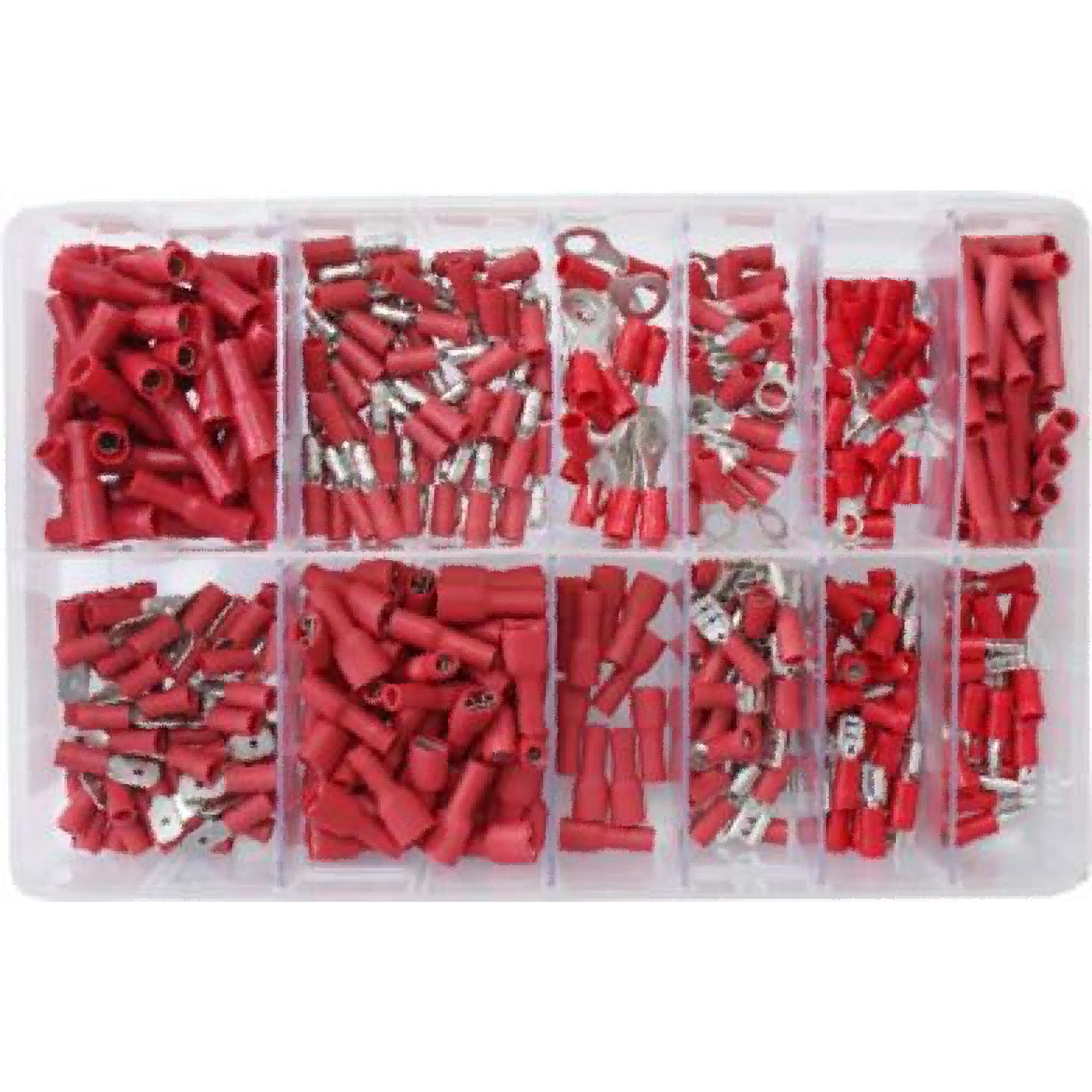 Red Electrical Terminal Kit – 400pcs Insulated Connectors