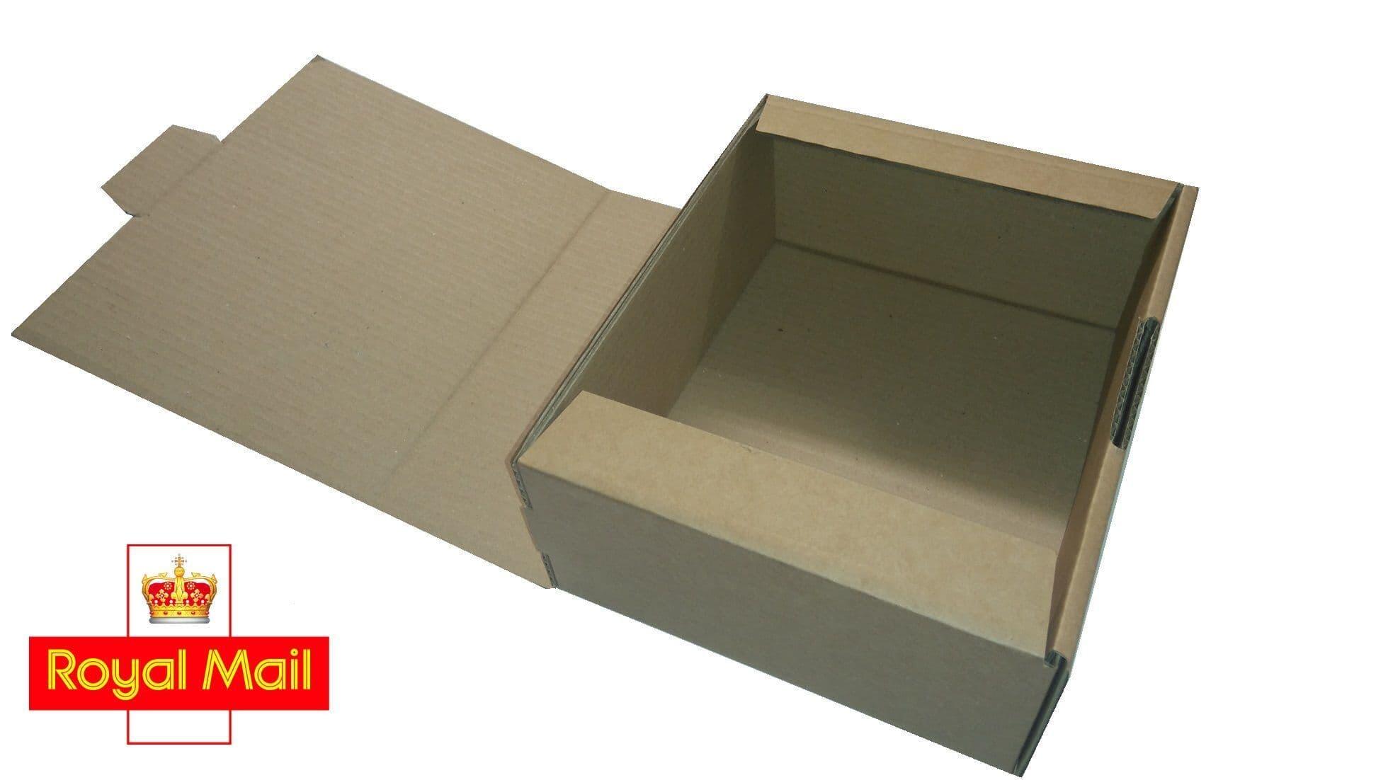 Royal Mail Small Parcel 200x200x100mm Postage Box 25 Pack - High ...
