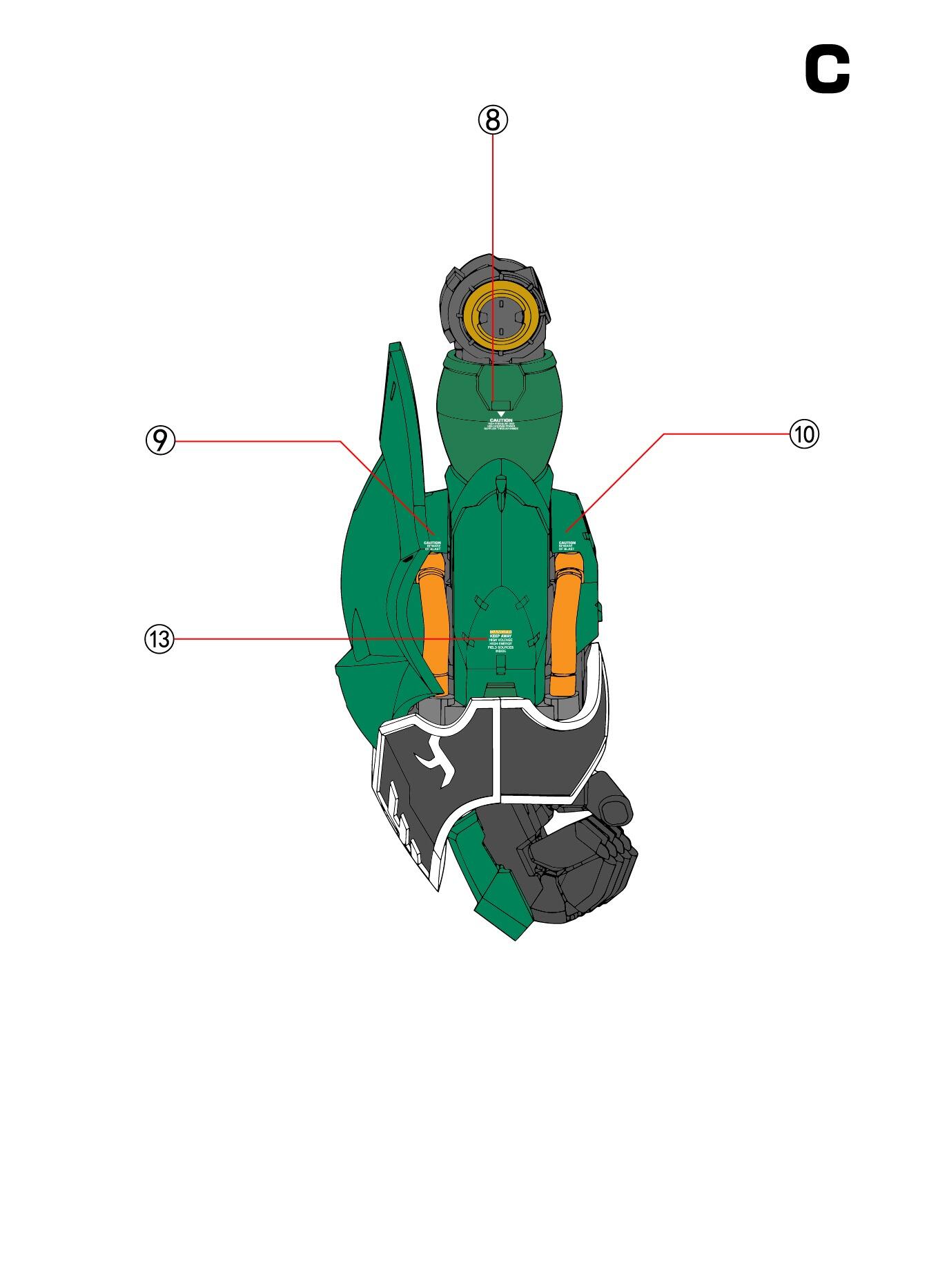 [Eleven Ten Studio] Axis Model 1/100 Osiris Aerial Dominator (Gold Coating)
