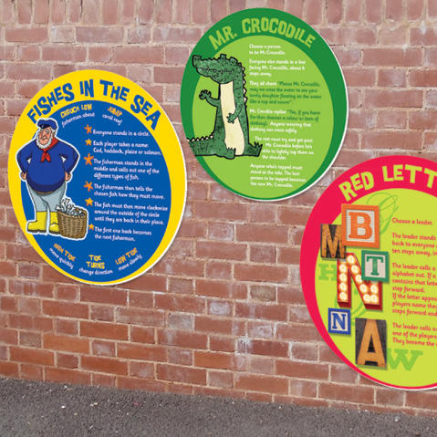 Games & Chalkboards - Playground Signs - Charlie Fox Signs