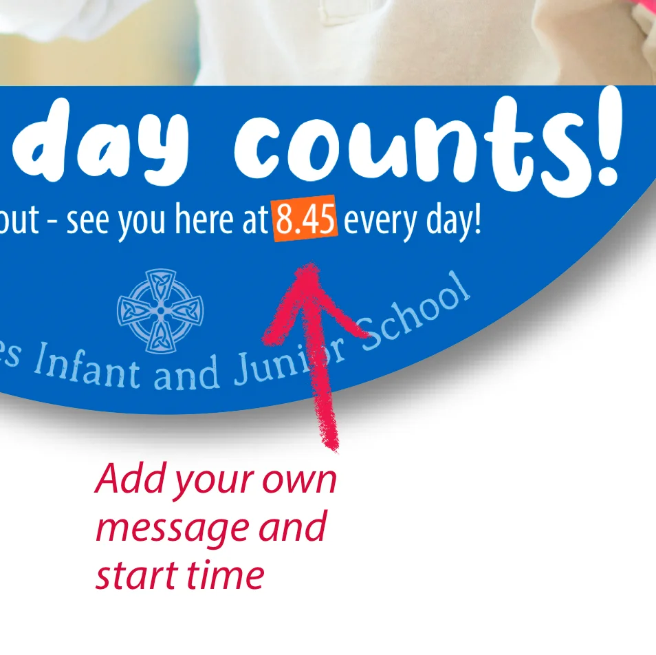 Personalised Every Day Counts! Sign