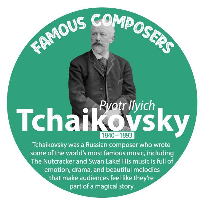 'Range of Famous Faces: Great Composers' From