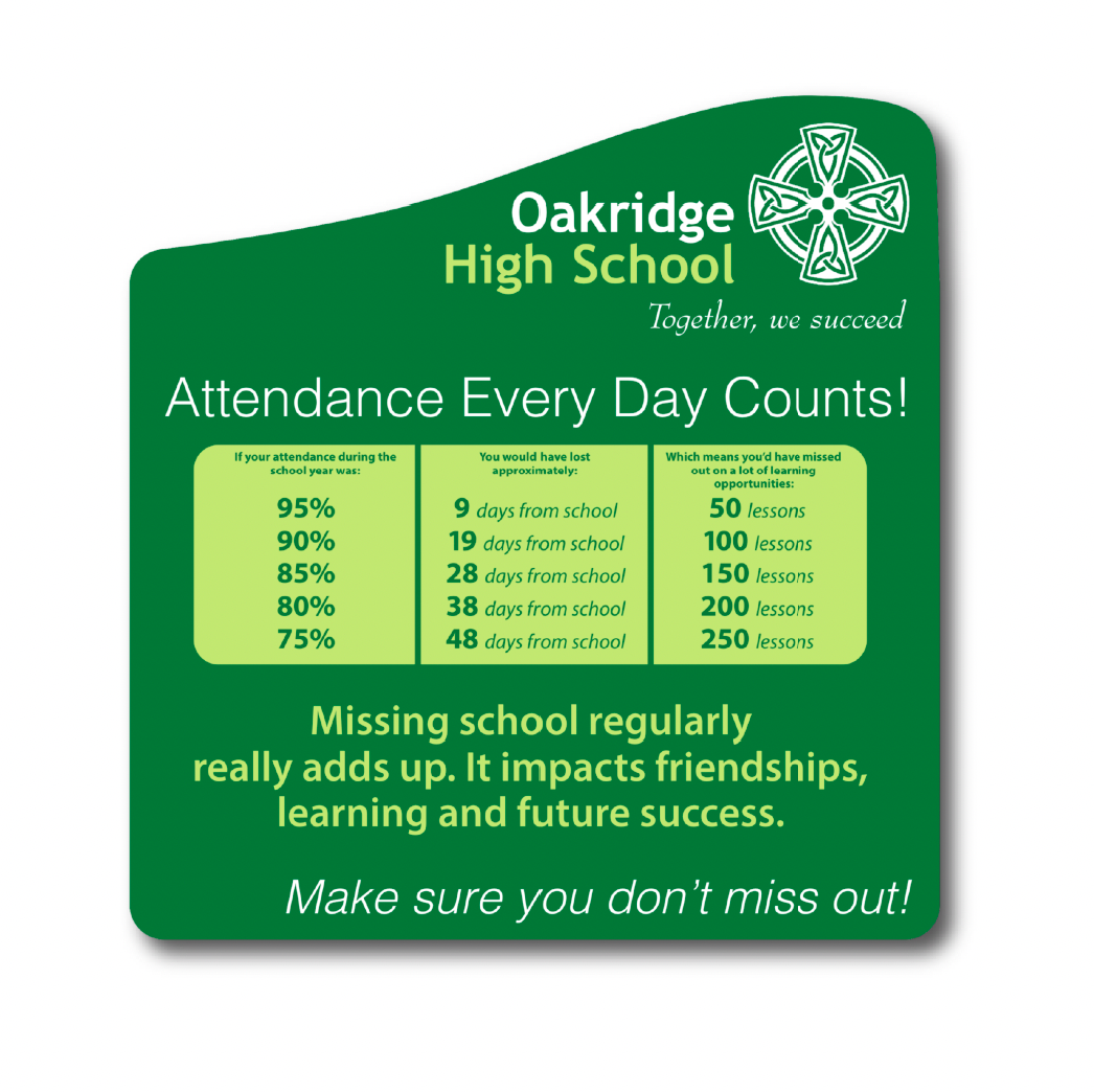 School Attendance Sign