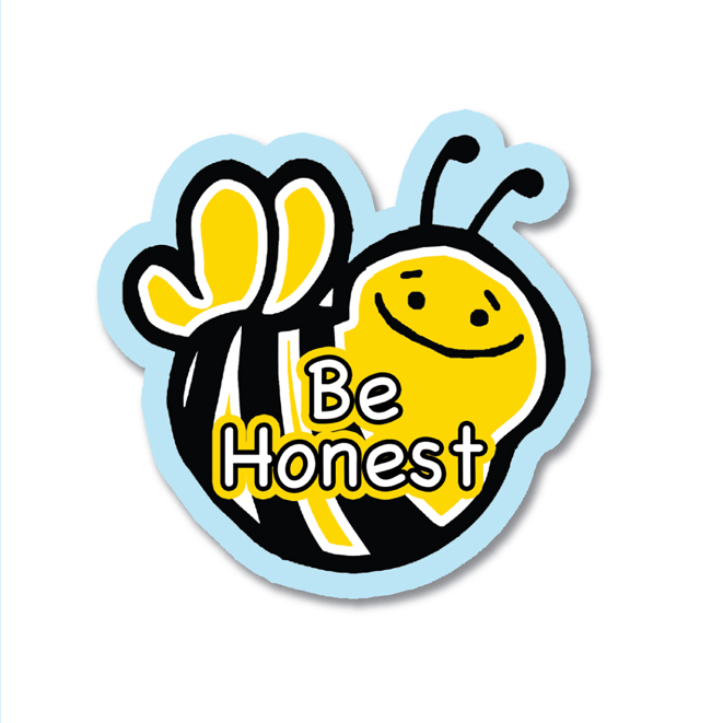 Bees - Set of 8 Happy Bees