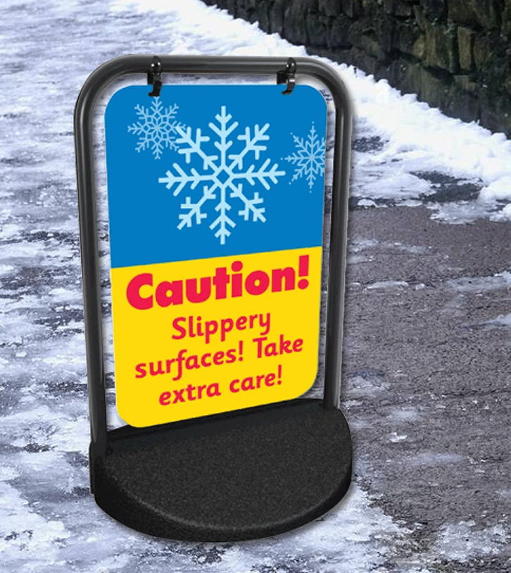 Swing Sign - Slippery Surfaces