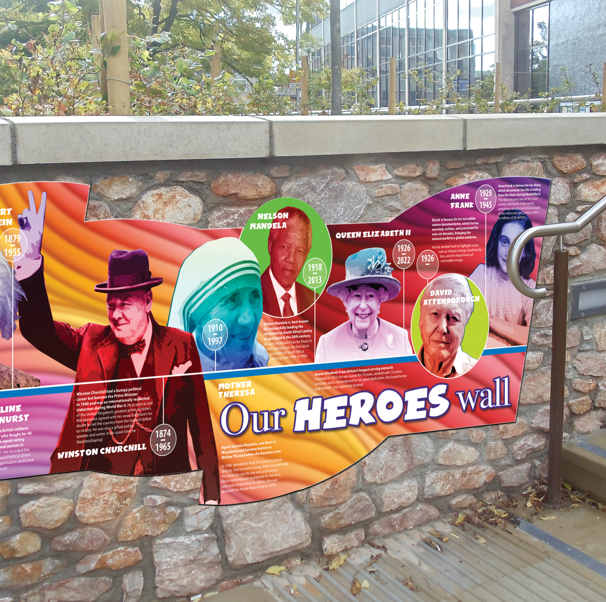 'Our Heroes Wall'