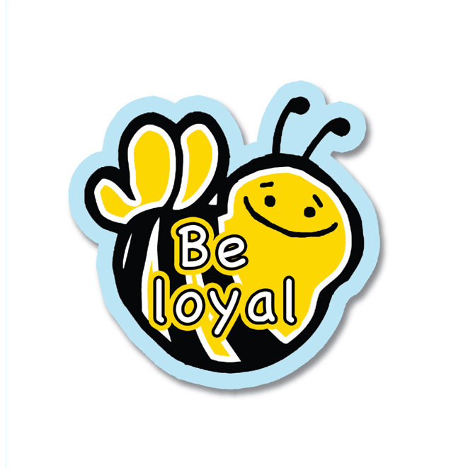 Bees - Set of 8 Happy Bees